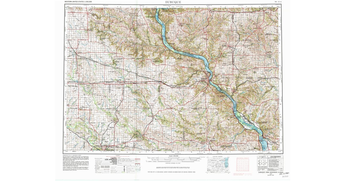 1950s Maps of Gunder, IA | Pastmaps