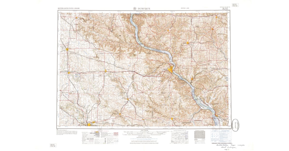 1960s Maps of Olin, IA | Pastmaps