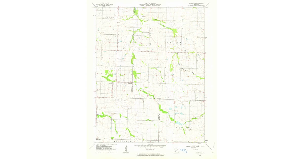 1960s Maps of Lawrence County, MO | Pastmaps