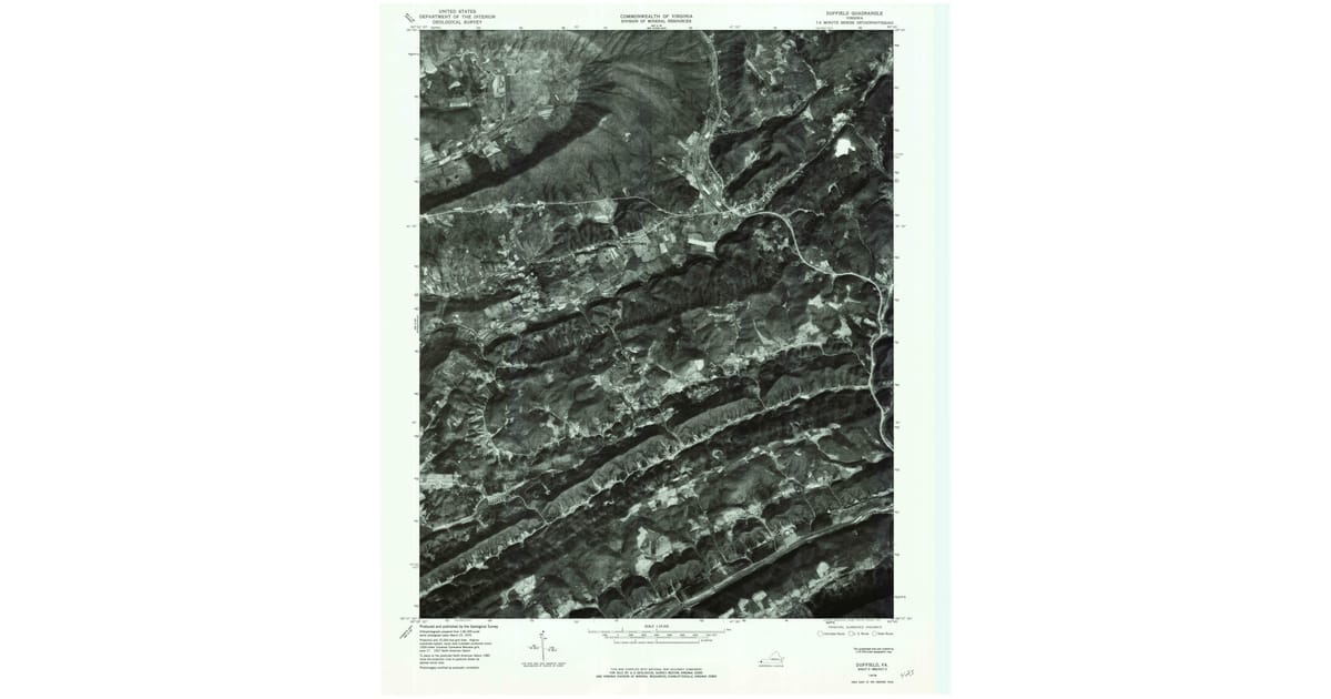 1976 Map of Duffield, VA — High-Res | Pastmaps
