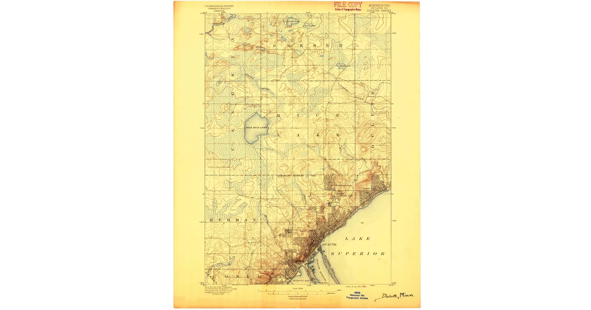 Old Maps of Minnesota | Pastmaps