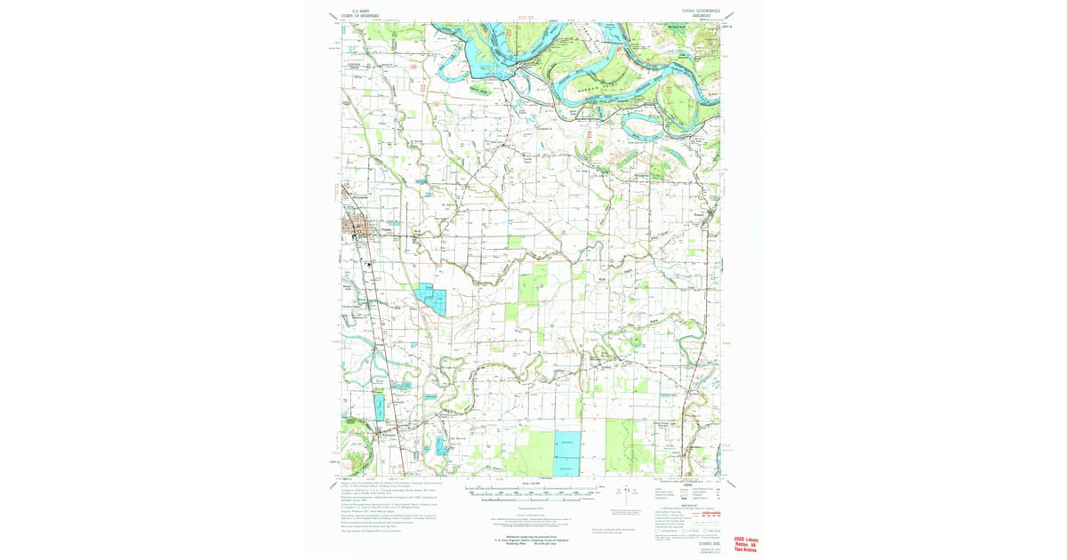 1971 Map of Dumas, AR — High-Res | Pastmaps