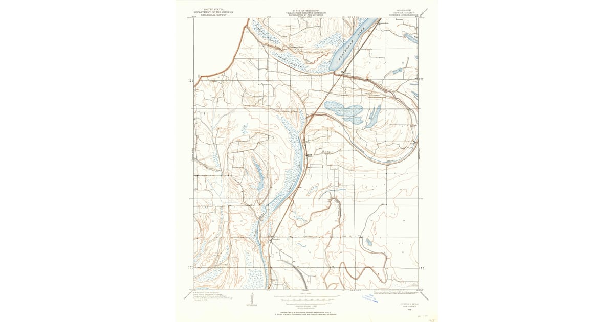 1908 Map of Dundee, MS — High-Res | Pastmaps