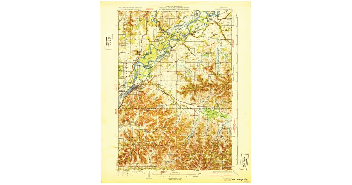 1930s Maps of Lima, WI | Pastmaps