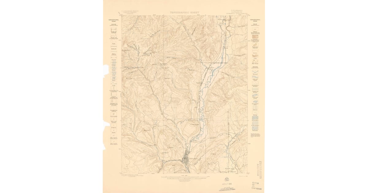 Old Maps of Durango, CO for Hiking & Exploration | Pastmaps