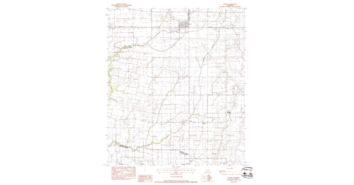 1983 Map of Duson, LA — High-Res | Pastmaps