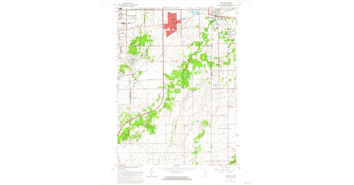 1960s Maps of Crete, IL | Pastmaps
