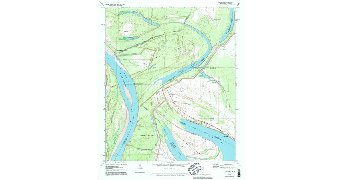 1990s Maps of Warren County, MS | Pastmaps