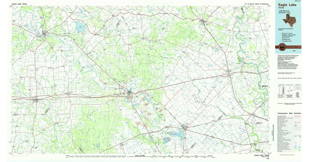 1980s Maps of Industry, TX | Pastmaps