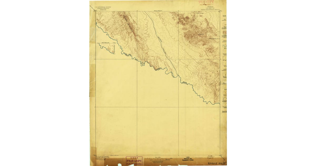 Old Maps of Dustups Ranch, Hudspeth County | Pastmaps