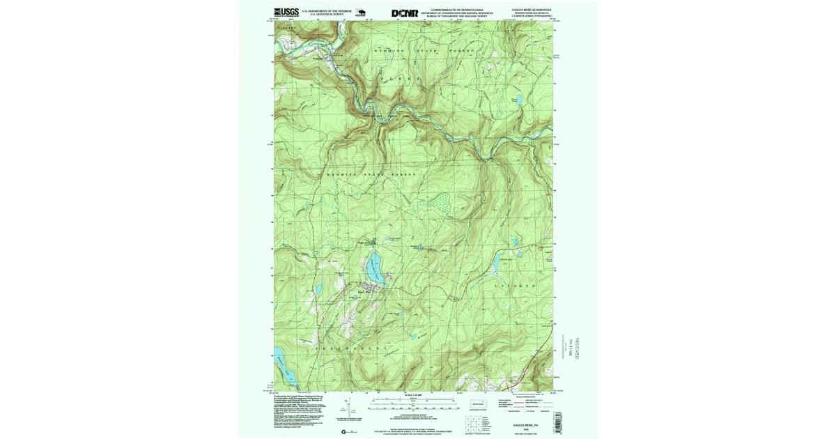 1990s Maps of Sullivan County, PA | Pastmaps