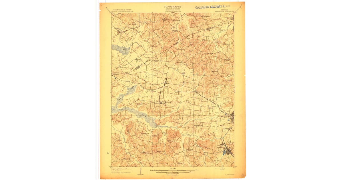 1909 Map of Earlington, KY — High-Res | Pastmaps