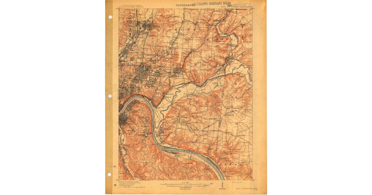 1910s Maps of Blue Ash, OH | Pastmaps
