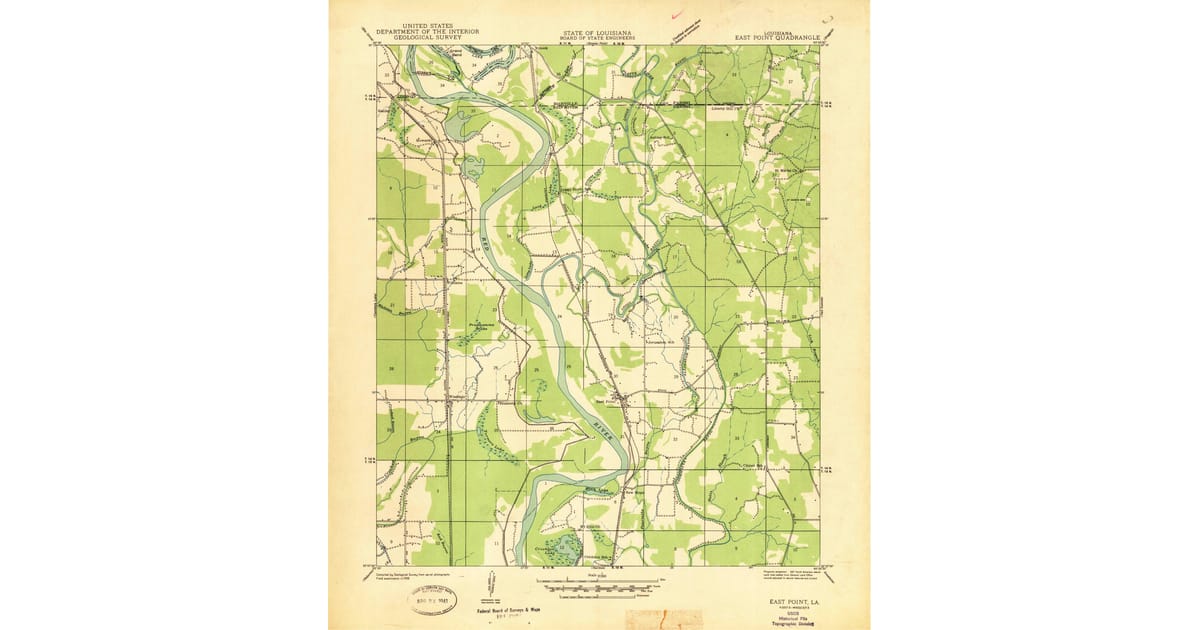 Old Maps of Red River Natural Gas Hub, Red River Parish | Pastmaps