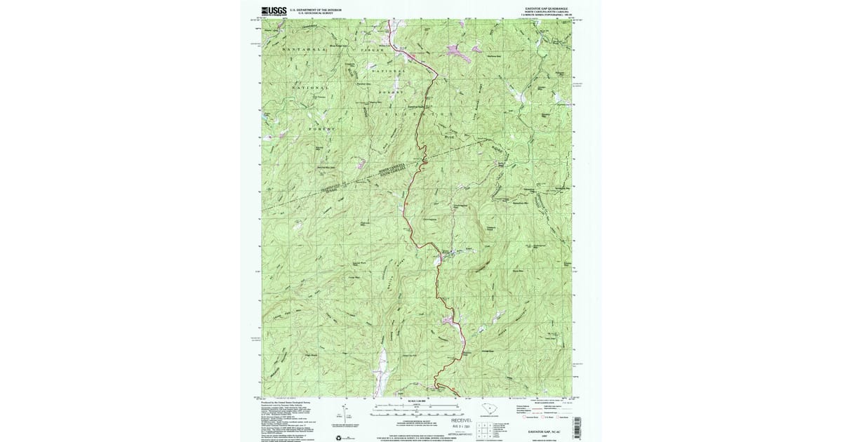 1990s Maps of Ridge Haven, NC | Pastmaps