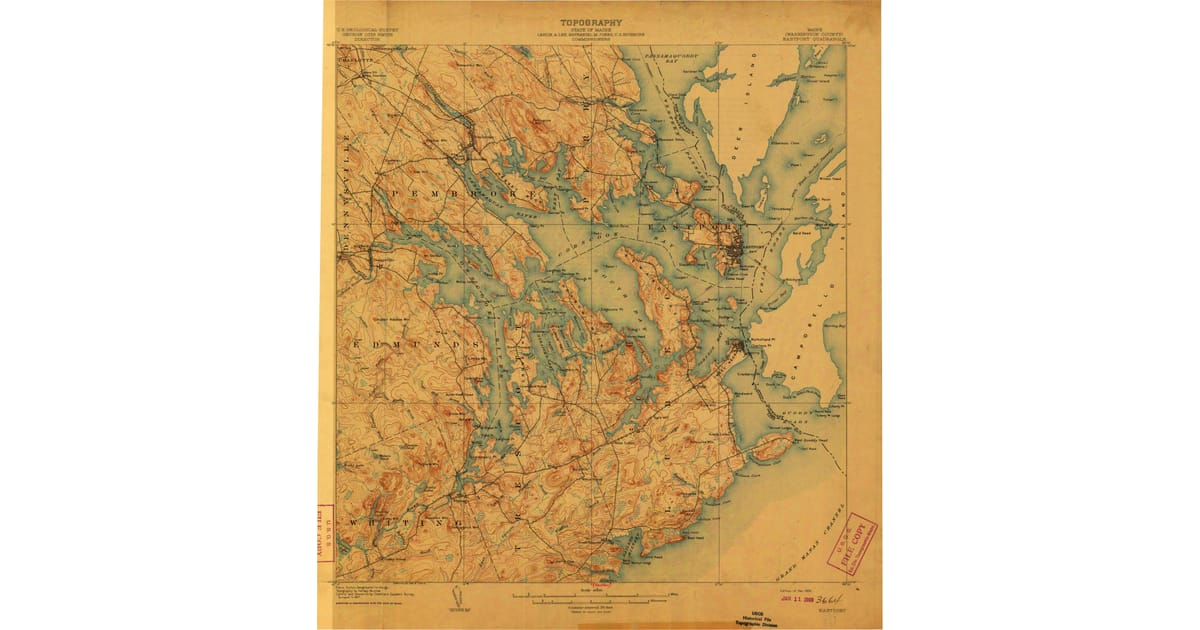 1908 Map of Eastport, ME — High-Res | Pastmaps