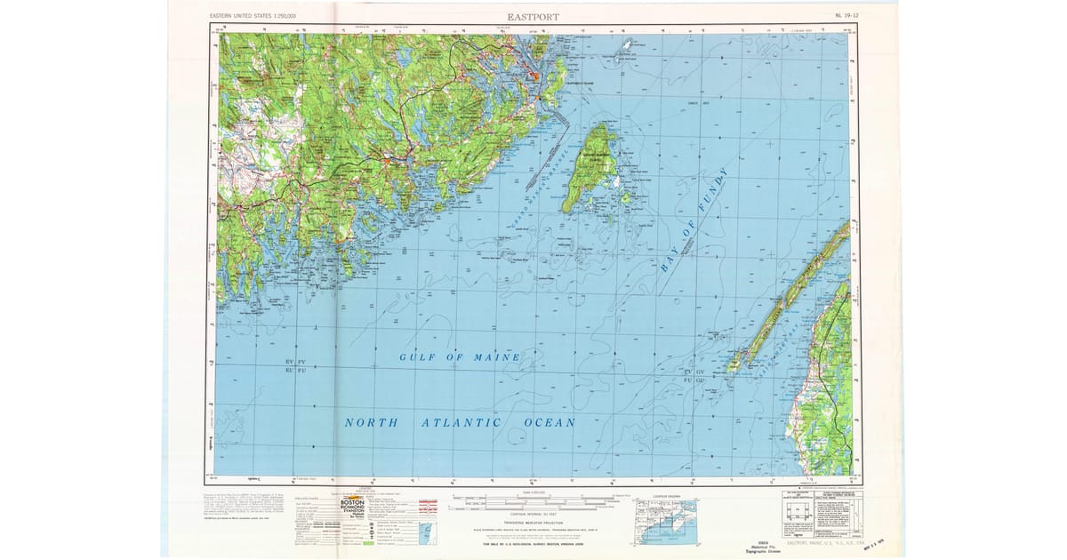 1976 Map of Eastport, ME — High-Res | Pastmaps