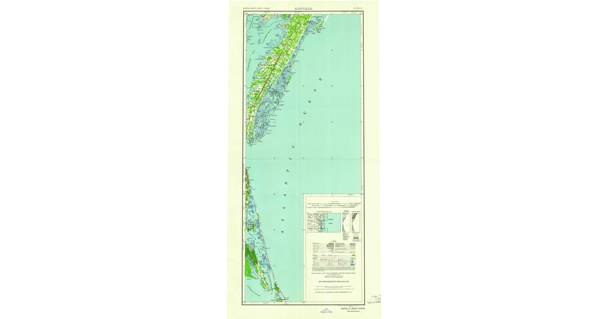 1960s Maps of Corolla, NC | Pastmaps