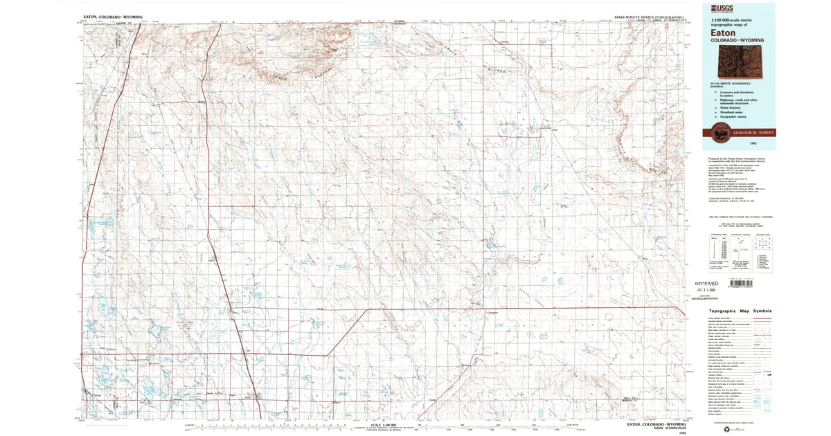 1980s Maps of Galeton, CO | Pastmaps