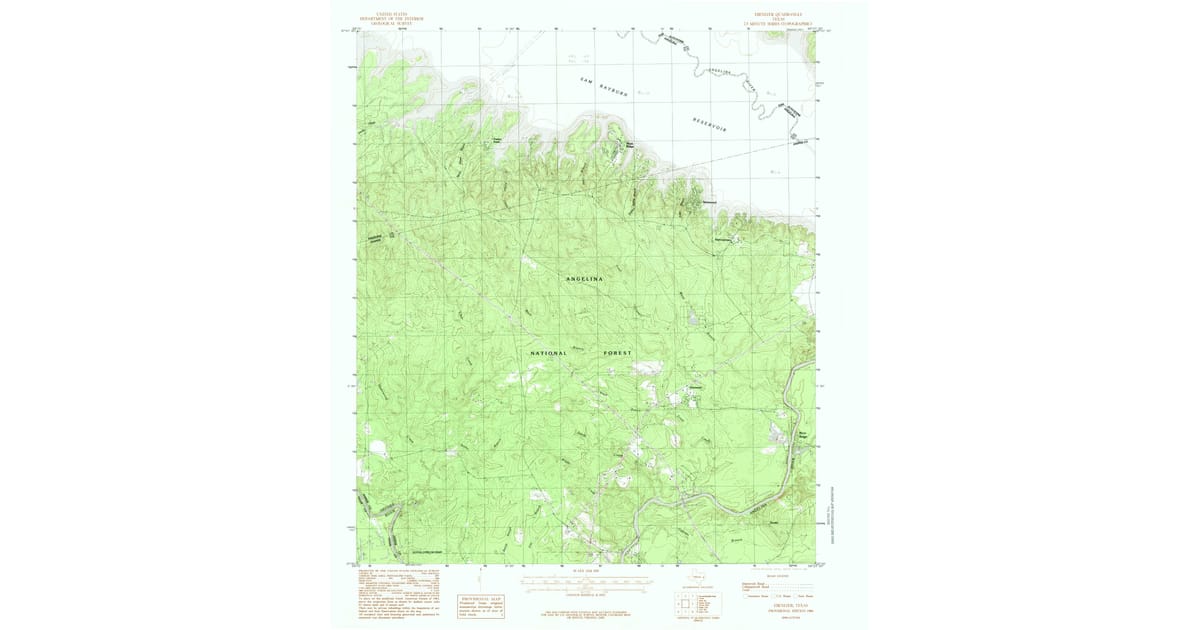 1984 Map of Ebenezer, Jasper County, TX — High-Res | Pastmaps