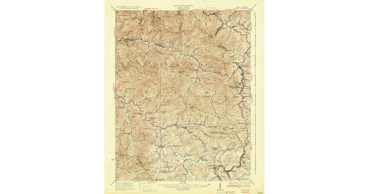 1930s Maps of Emerson, WV | Pastmaps