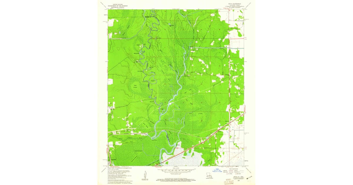 1960s Maps of Orange County, TX | Pastmaps