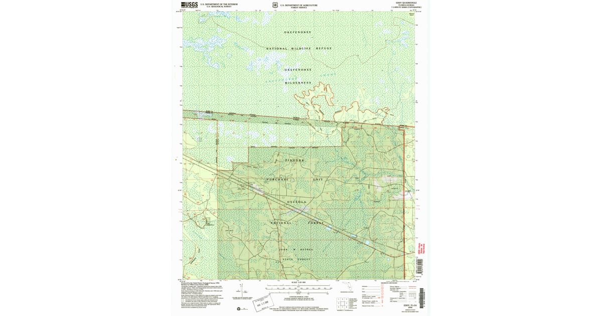 2000-2009 Maps of Ware County, GA | Pastmaps