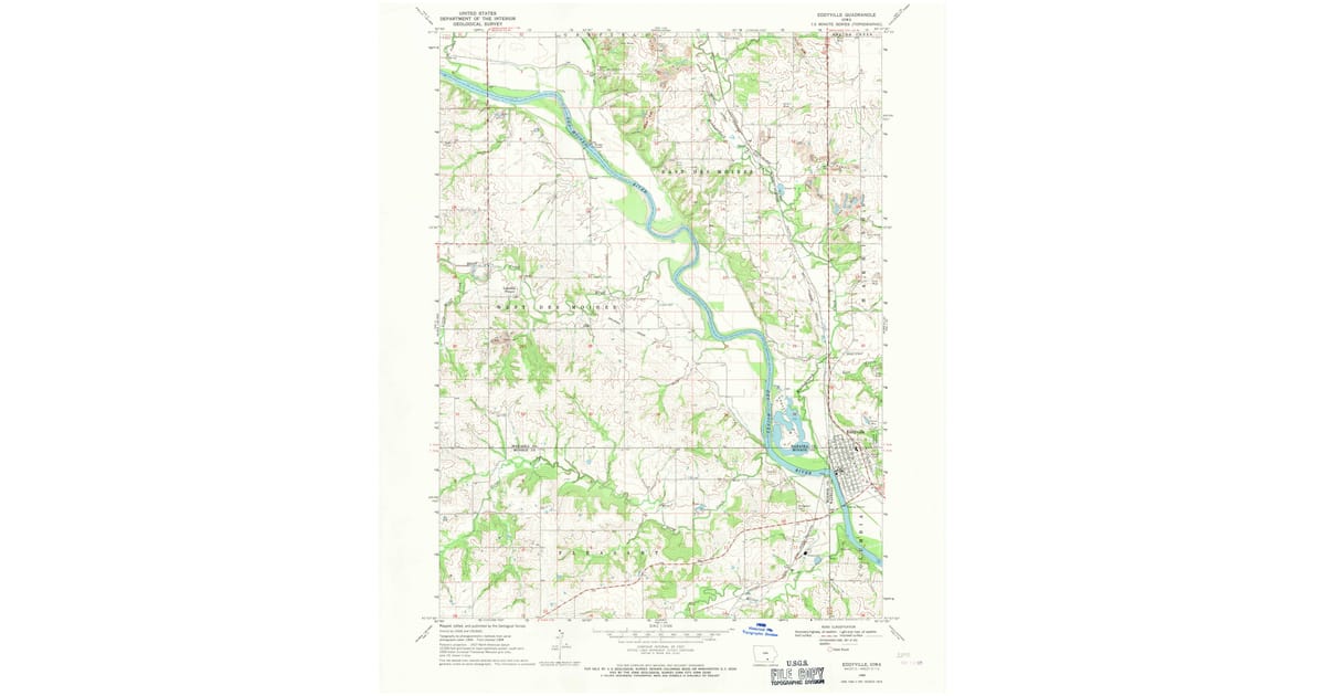 1960s Maps of Monroe County, IA | Pastmaps