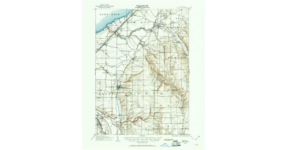Old Maps of Forest Glen, Hamburg for Genealogy | Pastmaps