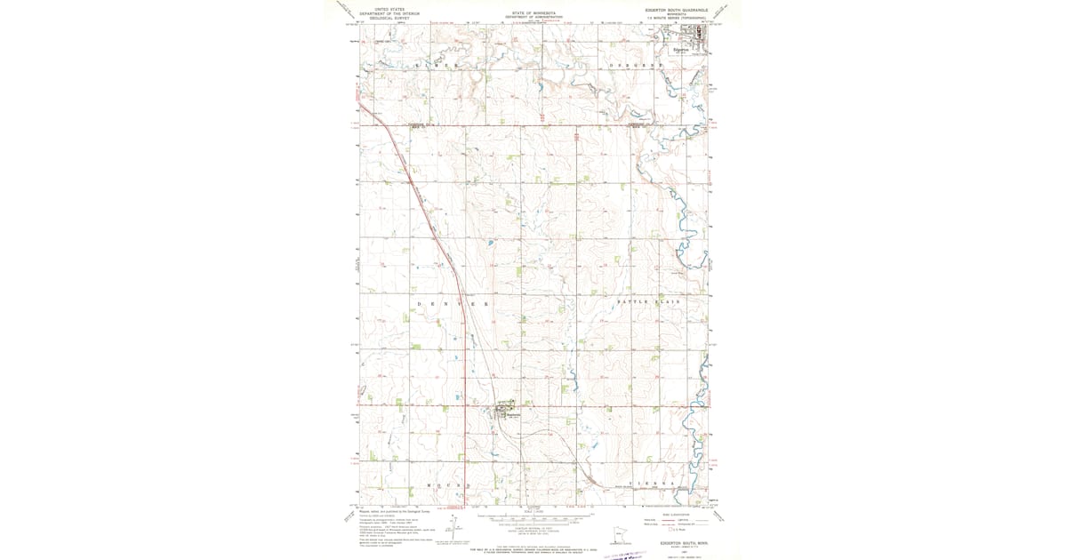 1960s Maps of Pipestone County, MN | Pastmaps