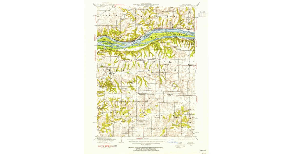 1930s Maps of Muscatine County, IA | Pastmaps