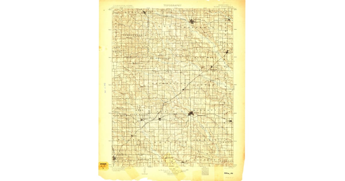 Old Historical Maps of Macon County, MO | Pastmaps