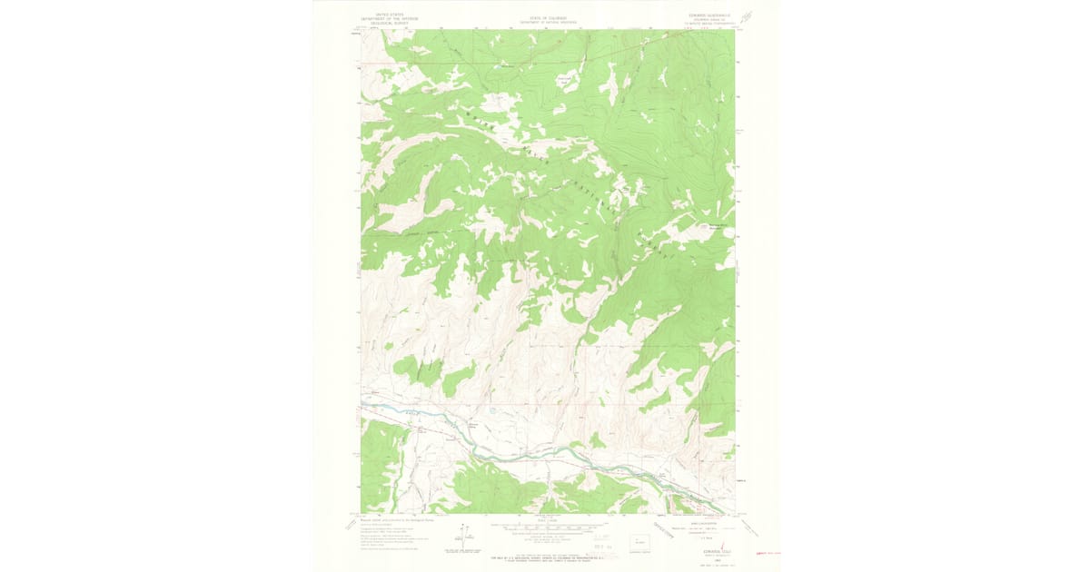 1962 Map of Edwards, CO — High-Res | Pastmaps