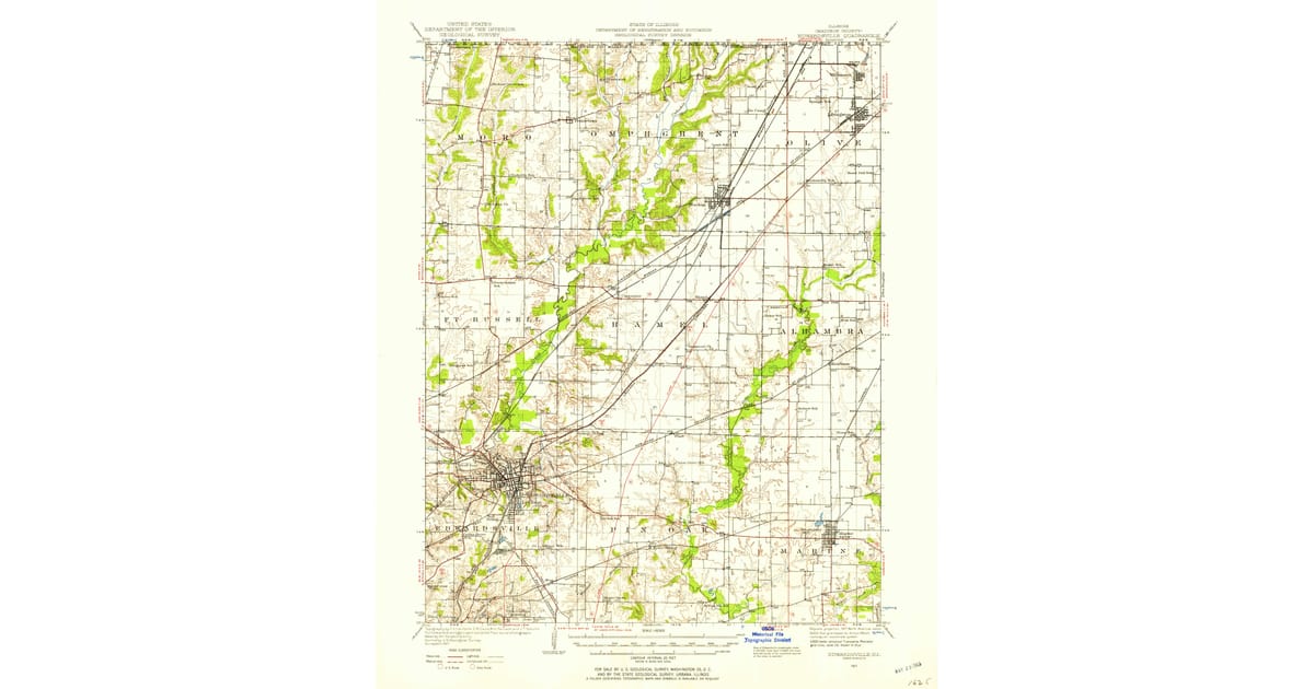 Old Maps of Marine, IL | Pastmaps