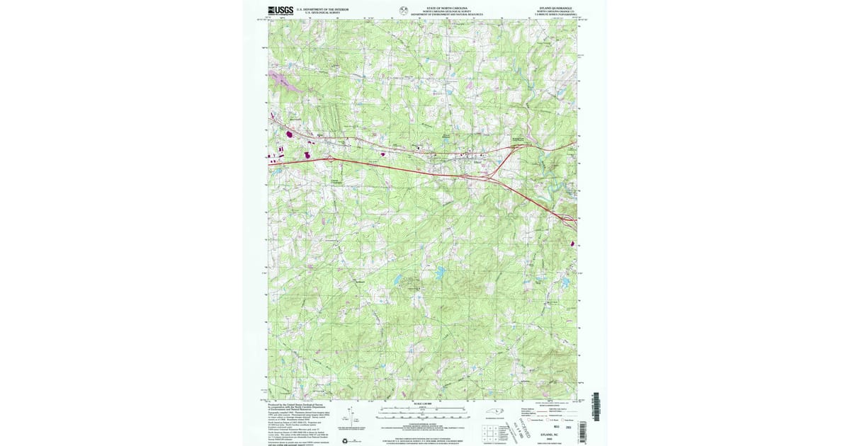 2000-2009 Maps of Mebane, NC | Pastmaps