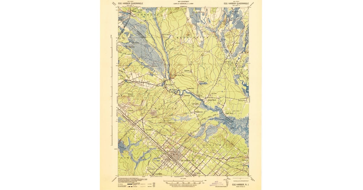 1940s Maps of Nesco, Mullica Township | Pastmaps