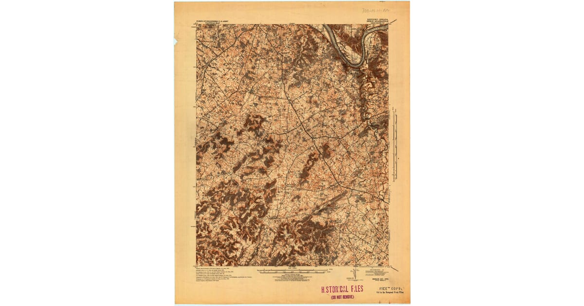 Old Maps of Big Spring, KY | Pastmaps