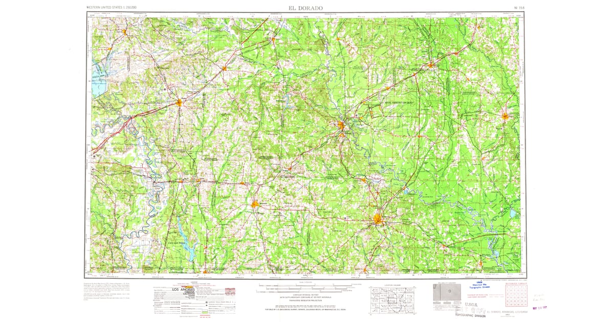 Old Maps of Crain City, AR | Pastmaps