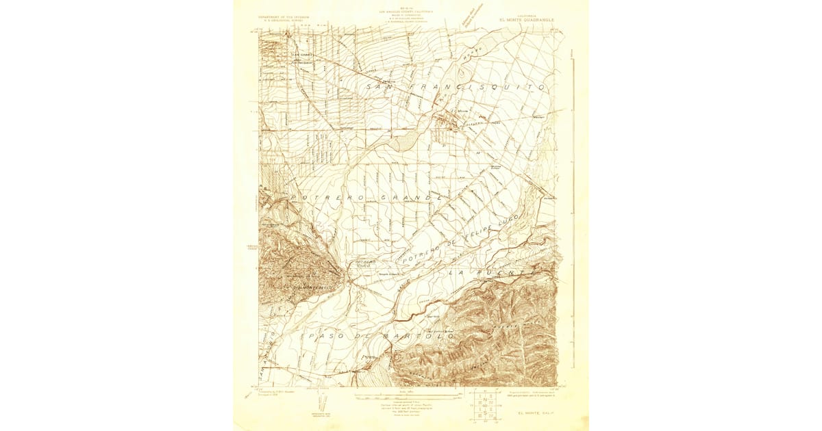 1920s Maps of Monterey Park, CA | Pastmaps