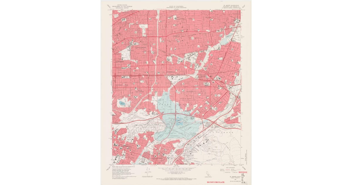 1966 Map of El Monte, CA — High-Res | Pastmaps