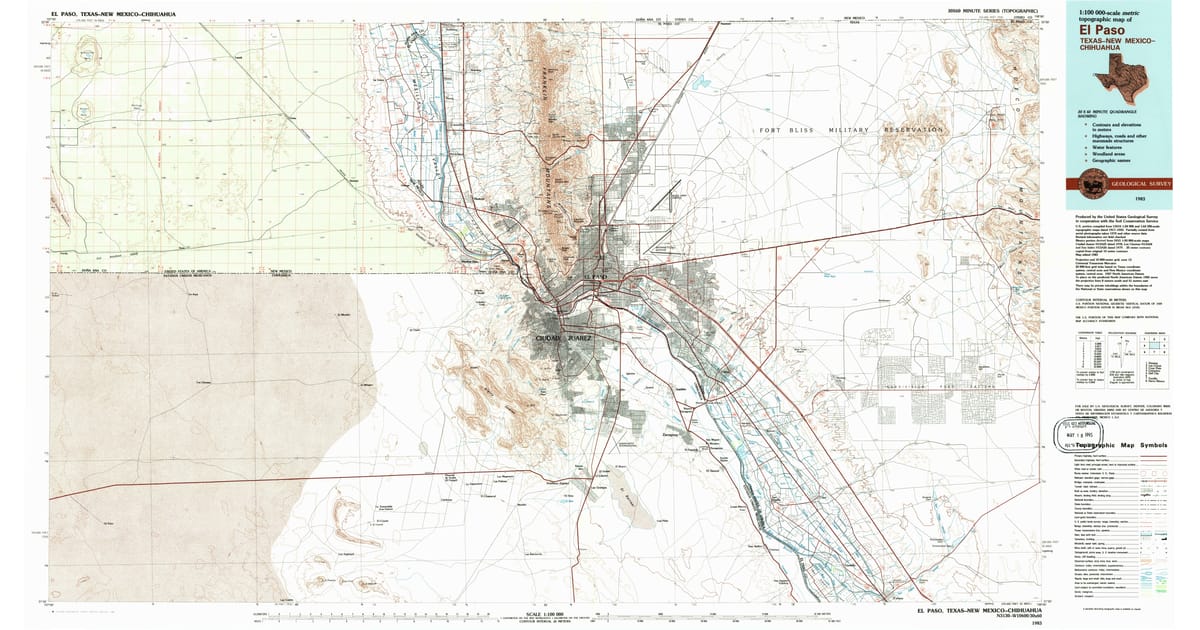 1980s Maps of Noria, NM | Pastmaps