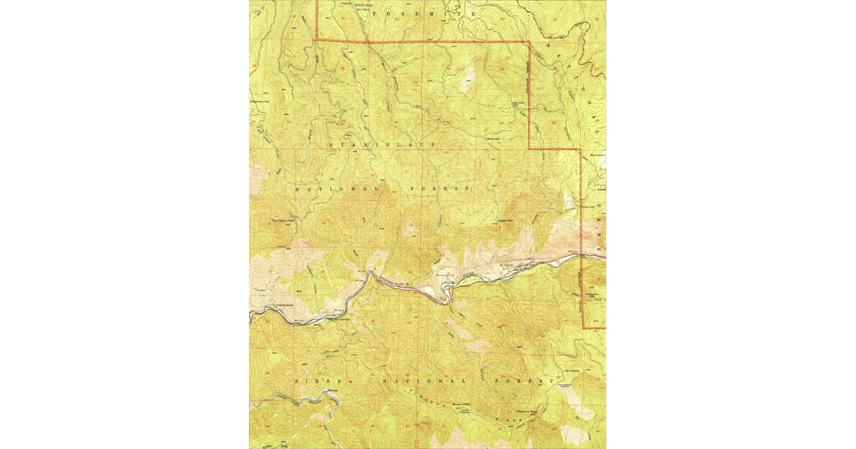 1949 Map of El Portal, CA — High-Res | Pastmaps