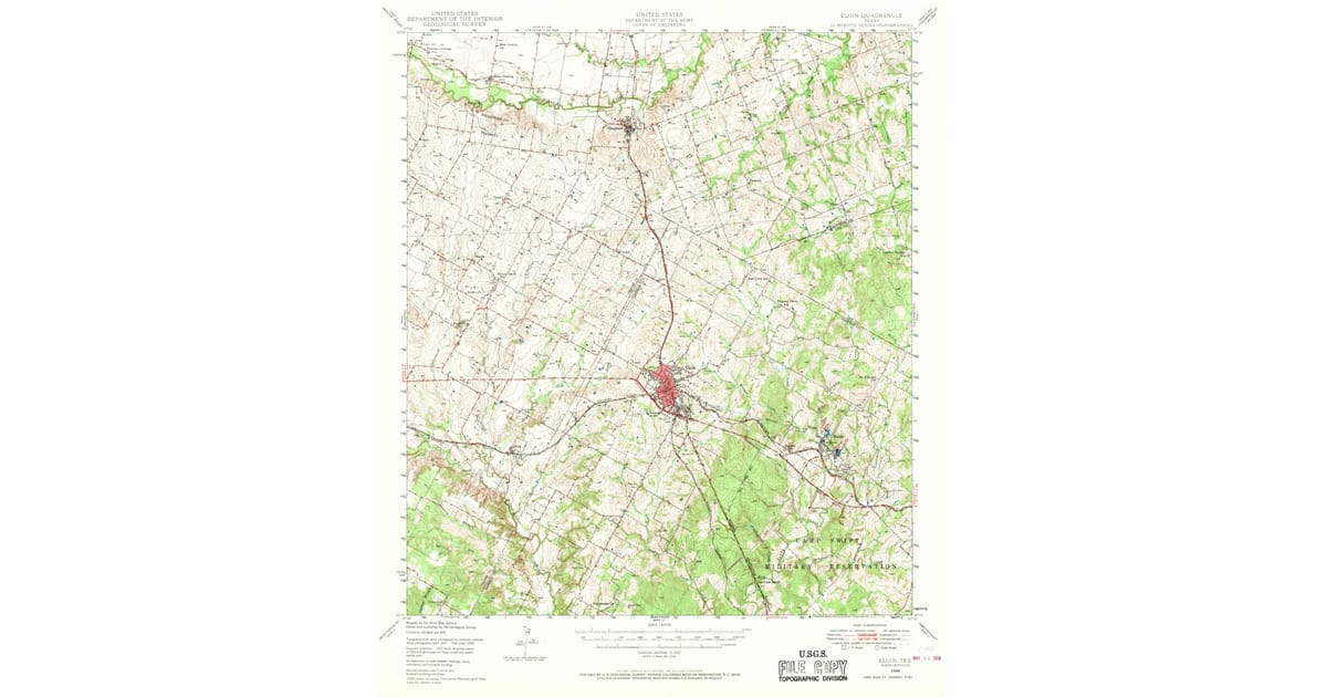 1940s Maps of Travis County, TX | Pastmaps