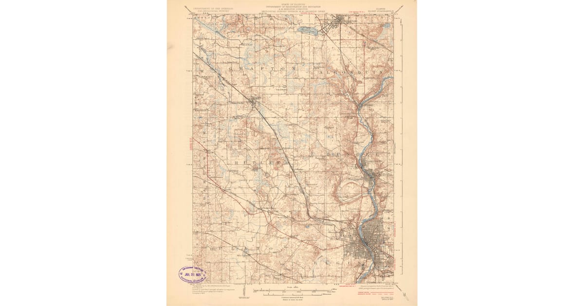 1920s Maps of Camp Algonquin, IL | Pastmaps