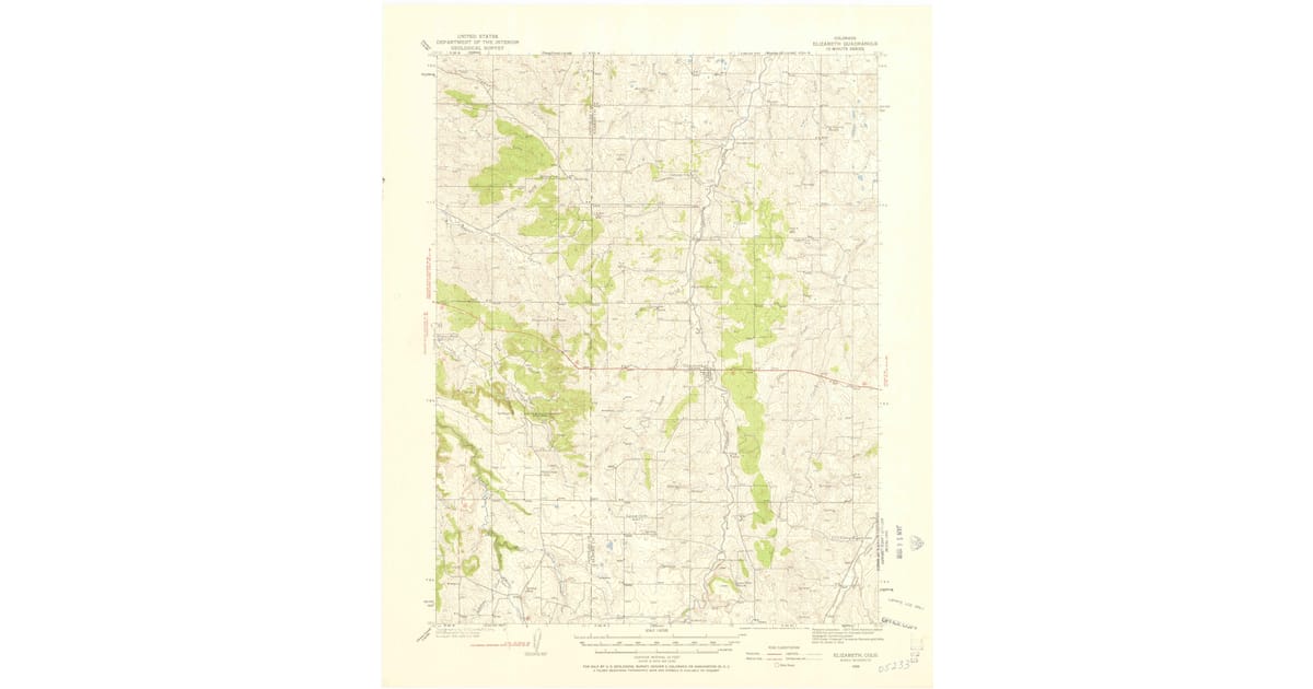 1930s Maps of Crestview, CO | Pastmaps