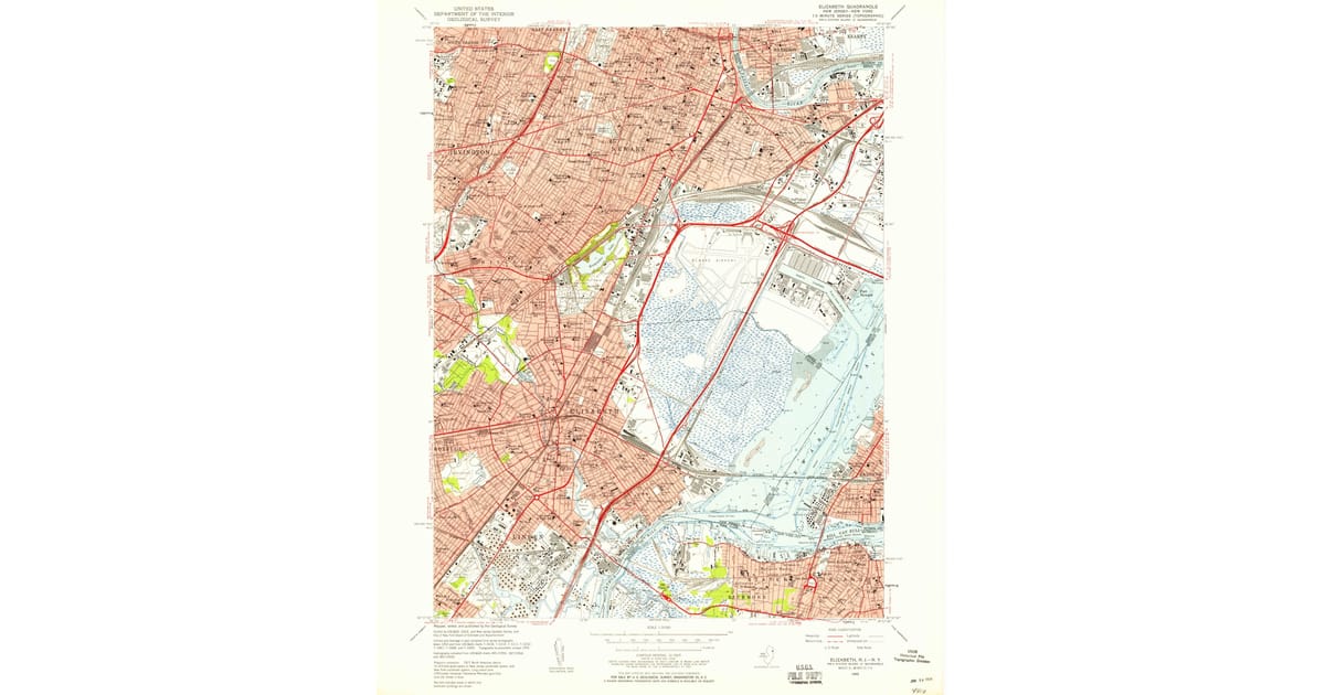 1950s Maps of East Orange, NJ | Pastmaps