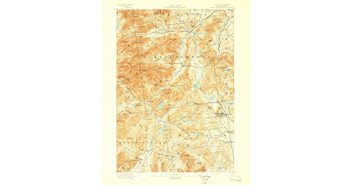 Old Maps of Essex County, NY for Genealogy | Pastmaps