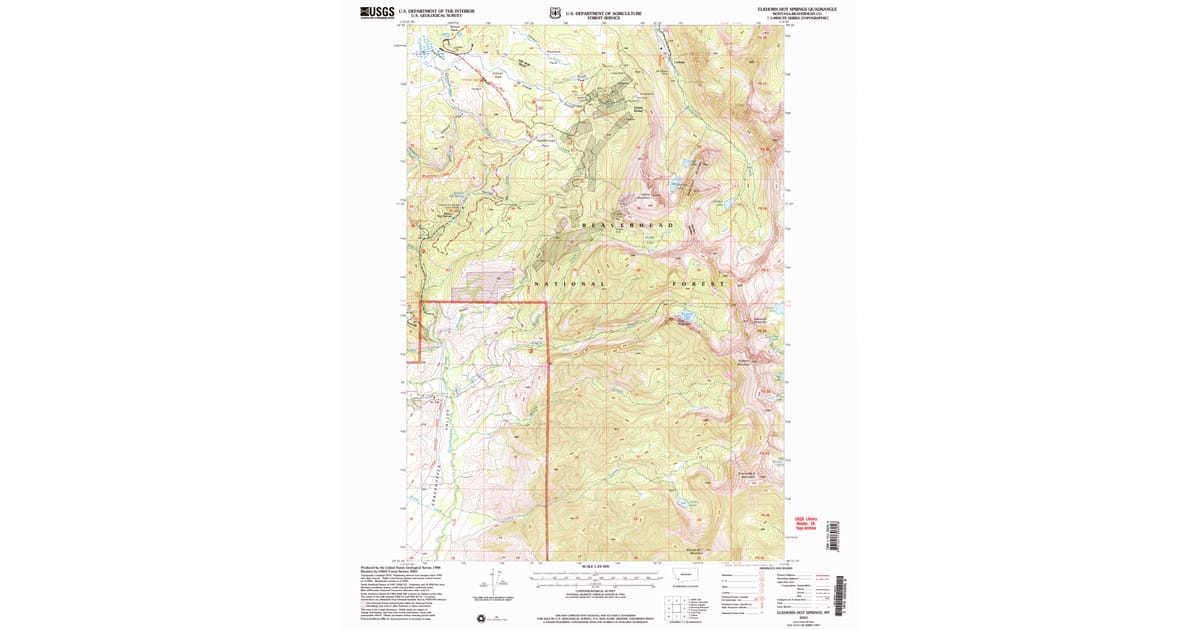 2000-2009 Maps of Elkhorn Hot Springs, MT | Pastmaps