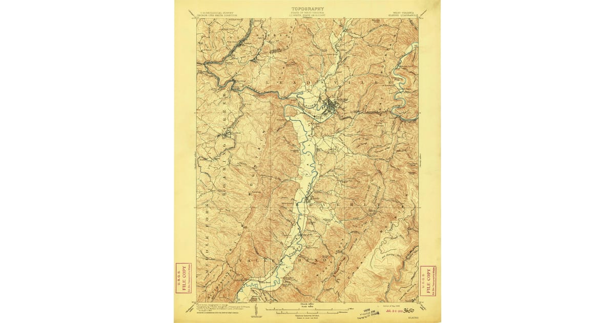1900s (20th Century) Maps of Elkins, WV | Pastmaps