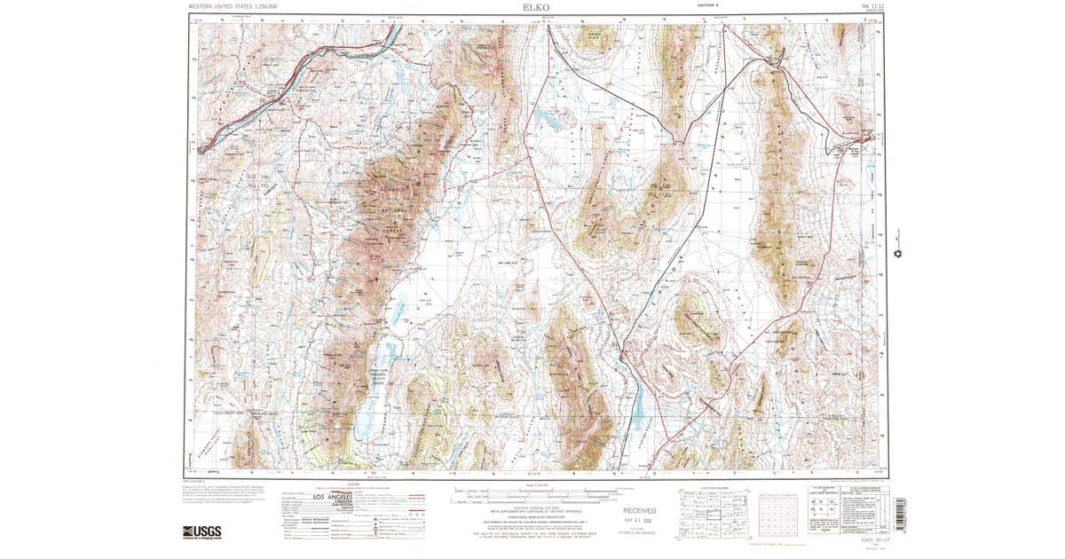 Old Maps of Elko Summit, Elko County | Pastmaps